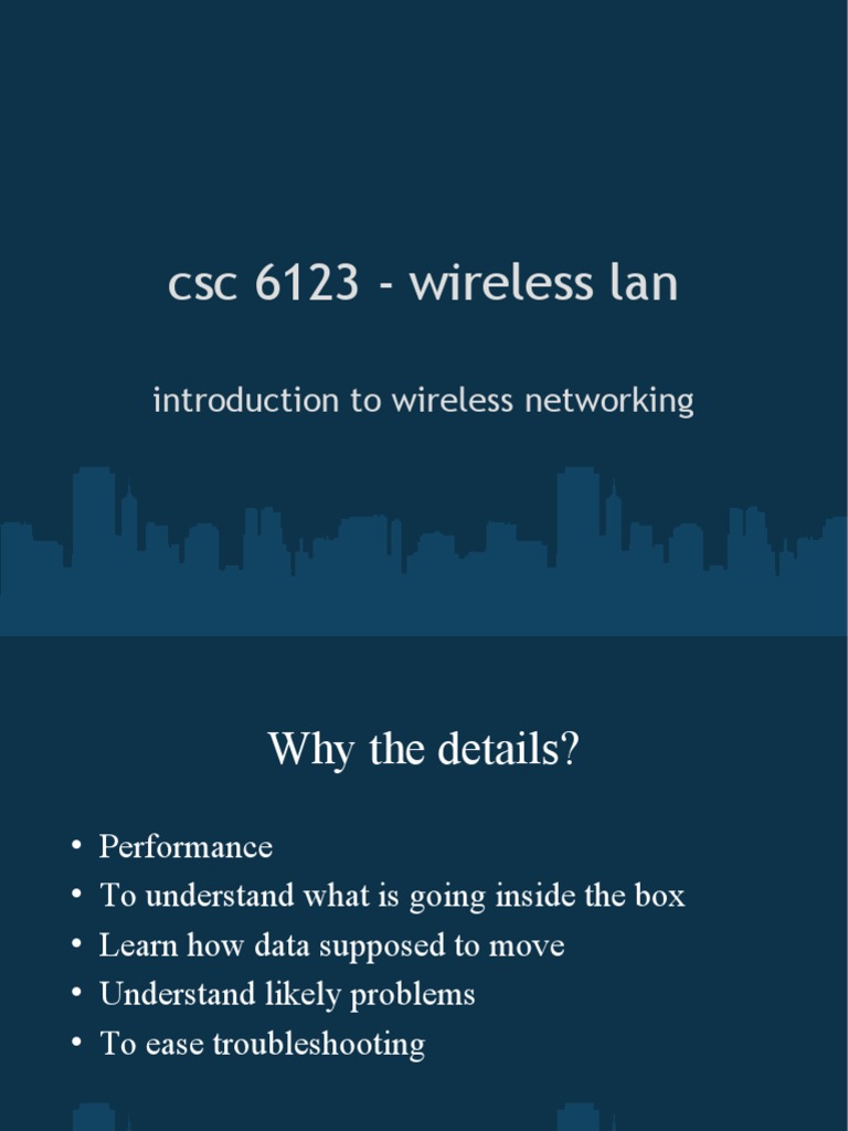Understanding Wireless LAN Basics | PDF | Radio | Radio Wave