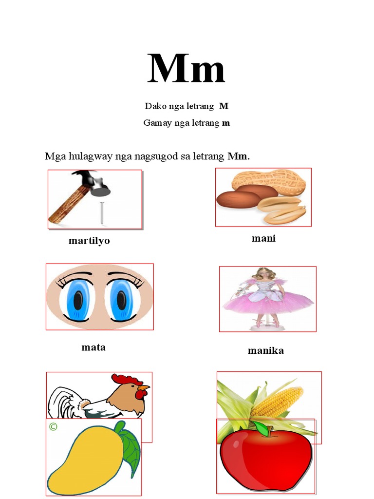 Mga Hulagway Nga Nagsugod Sa Letrang MM.: Martilyo Mani | PDF