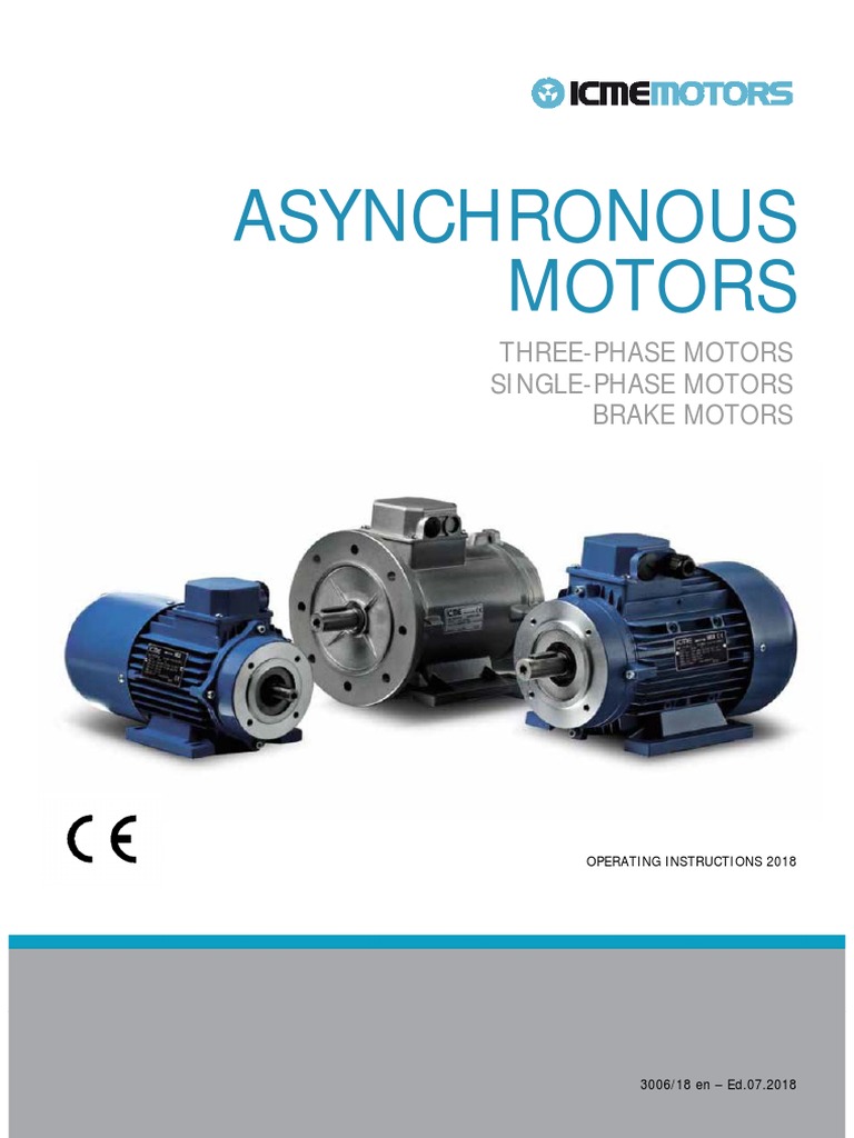 Manual Motores ICME Manual 07.2018 | PDF | Electric Motor | Electrical ...