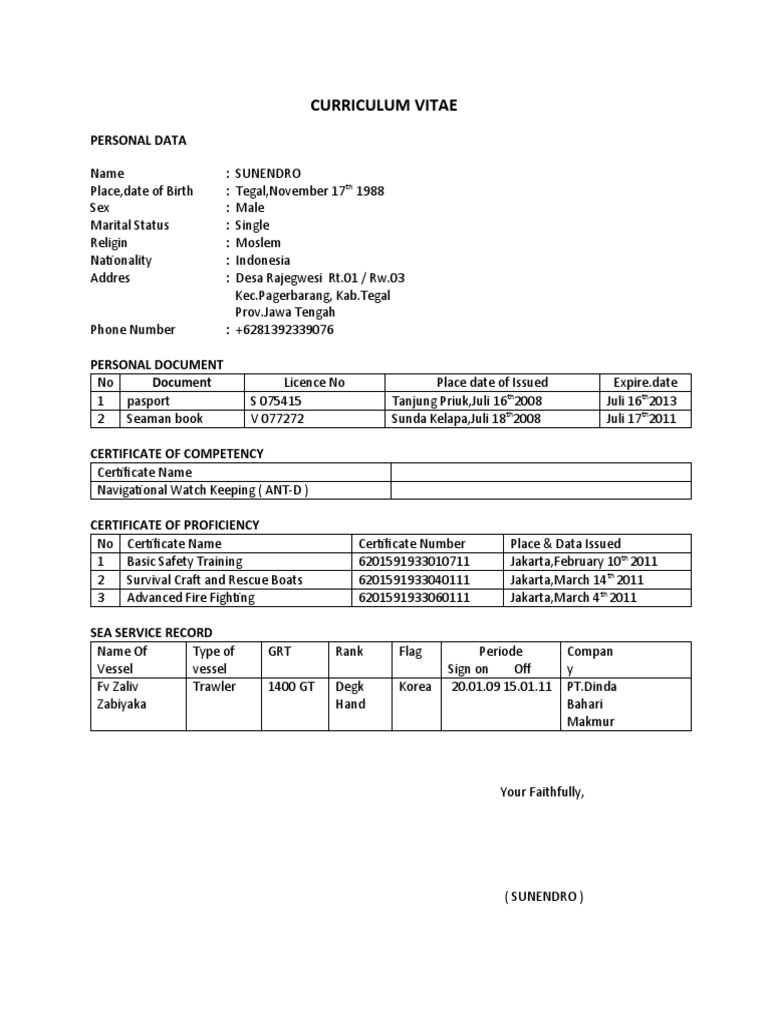 Sunendro's Detailed CV and Qualifications | PDF