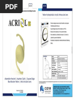 TECNIS SIMPLICITY™ With TECNIS Eyhance Spec Sheet | PDF | Eye | Natural ...