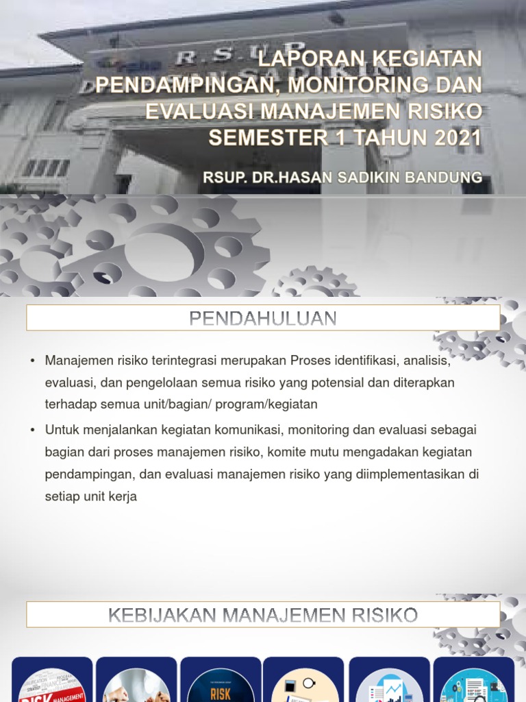 Laporan Manajemen Resiko Rshs | PDF