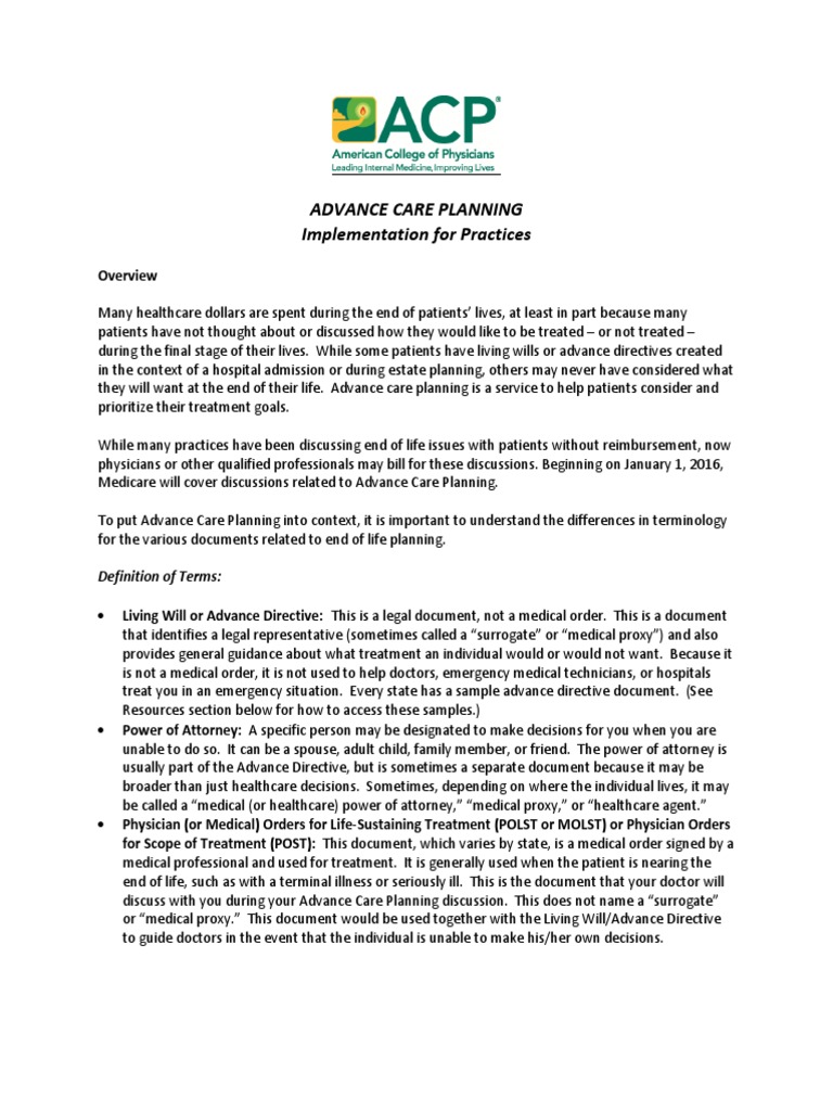 Advance Care Planning Toolkit | PDF | Health Care | Health Sciences