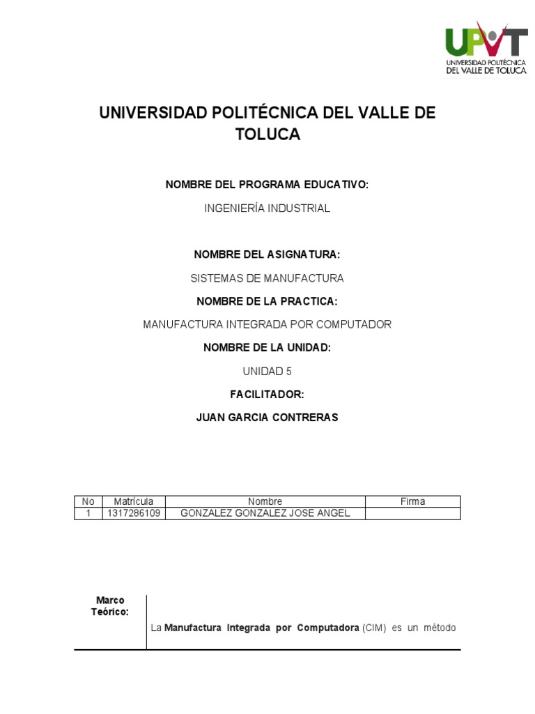 Practica U5 | PDF | Diseño | Automatización