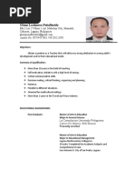 Sample Bionote | PDF | Career & Growth | Self-Improvement