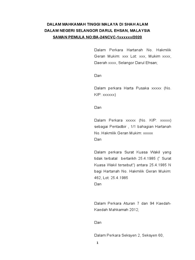 Draft Consent Judgement | PDF