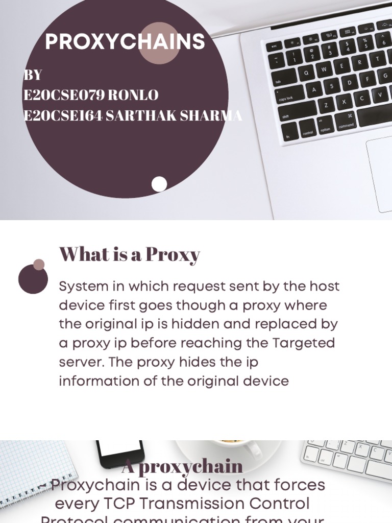 Proxychains: BY E20CSE079 RONLO E20Cse164 Sarthak Sharma | PDF