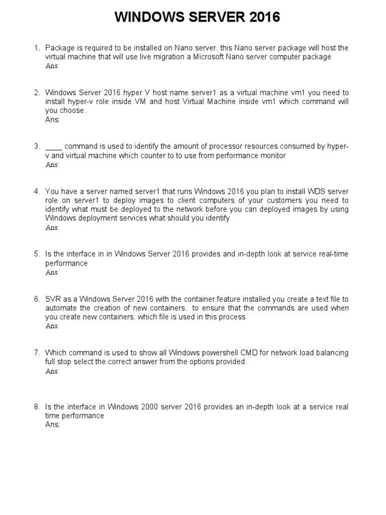 Windows Server | PDF | Hyper V | Computer Architecture