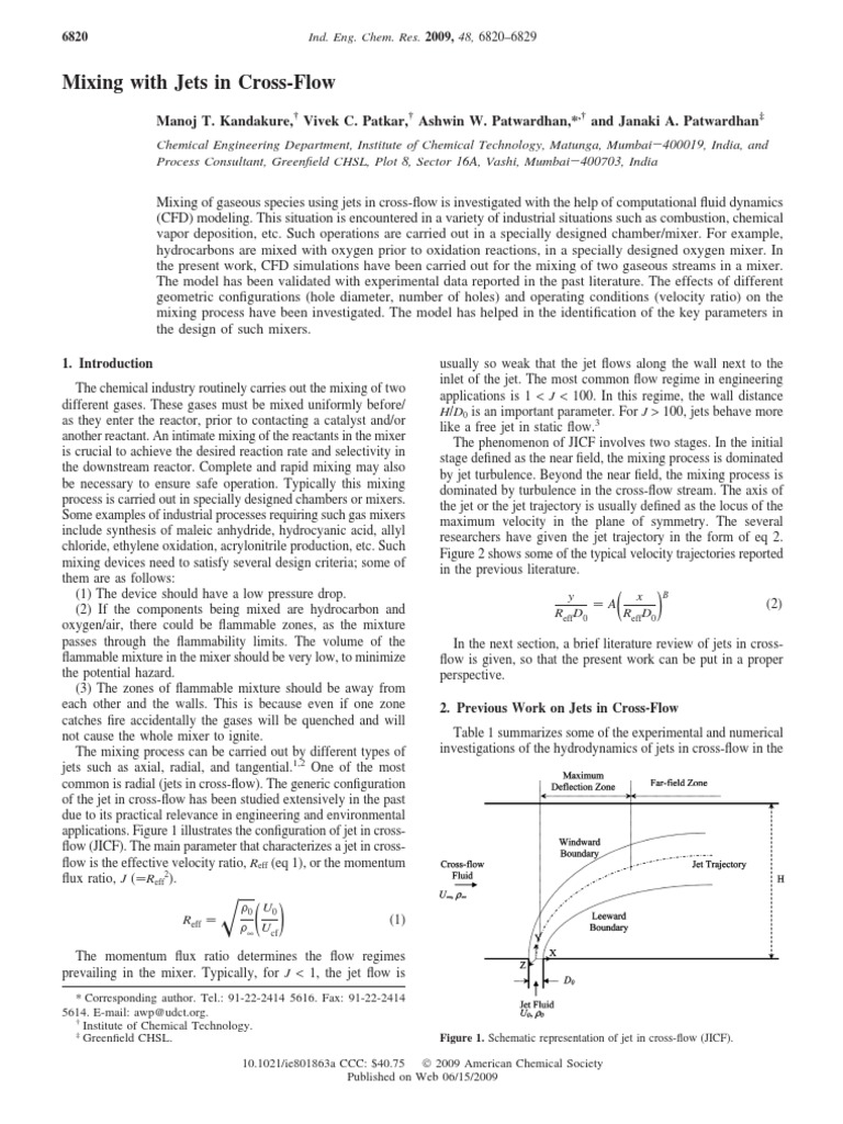 CFD Analysis of Gas Mixing with Jets | PDF | Turbulence | Computational ...