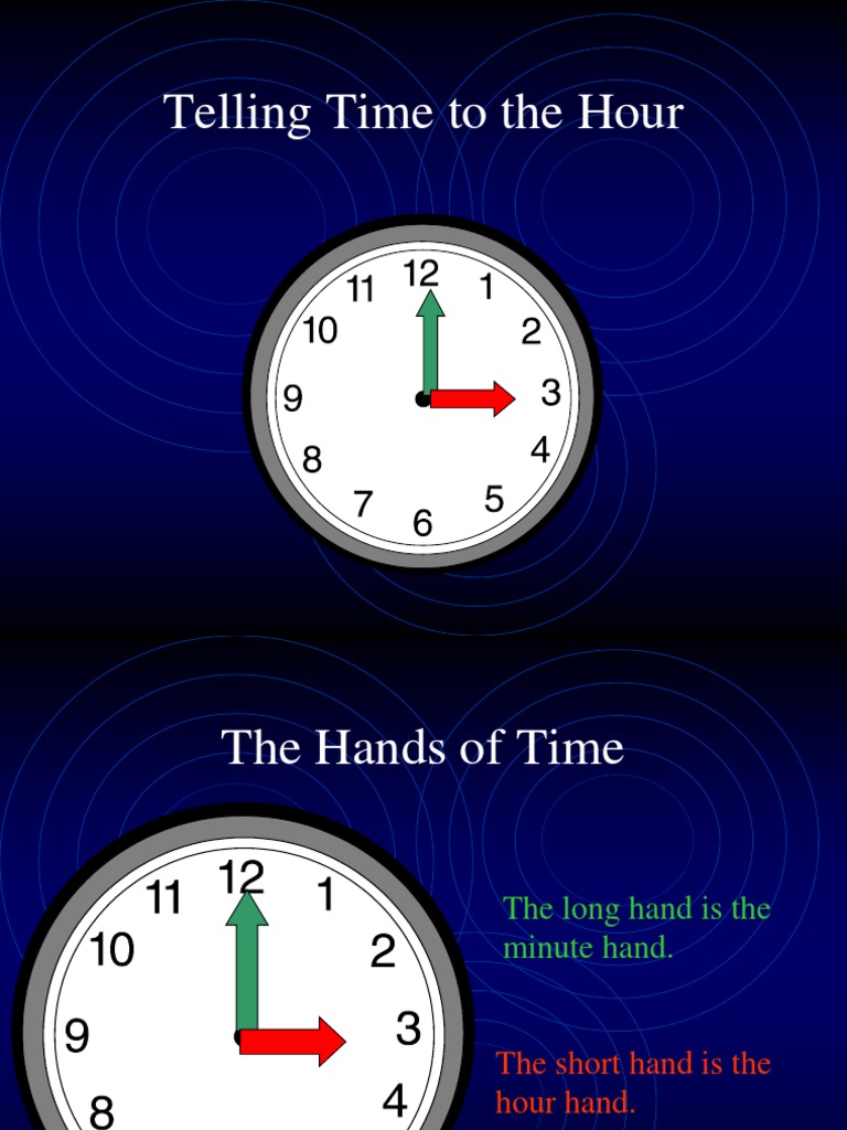3rd Grade Time Powerpoint | PDF | Hour | Measuring Instrument