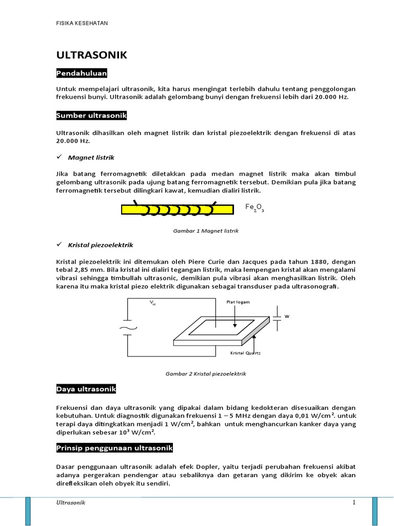 Ultrasonik | PDF