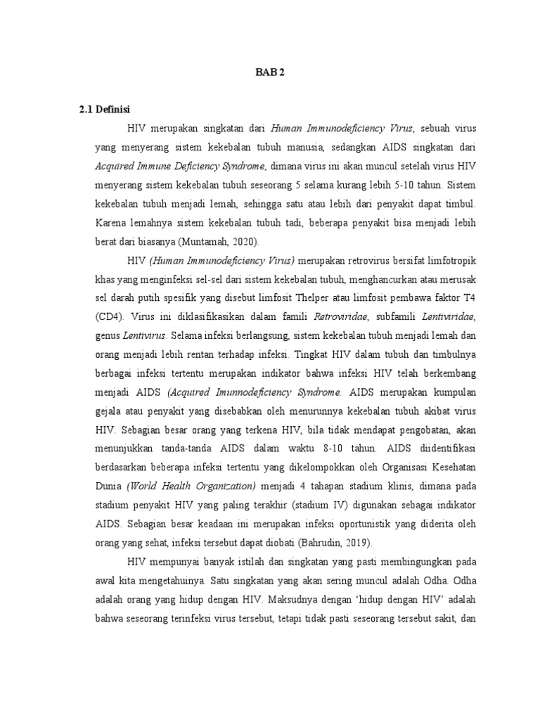 Bab 2 Hiv Aids | PDF