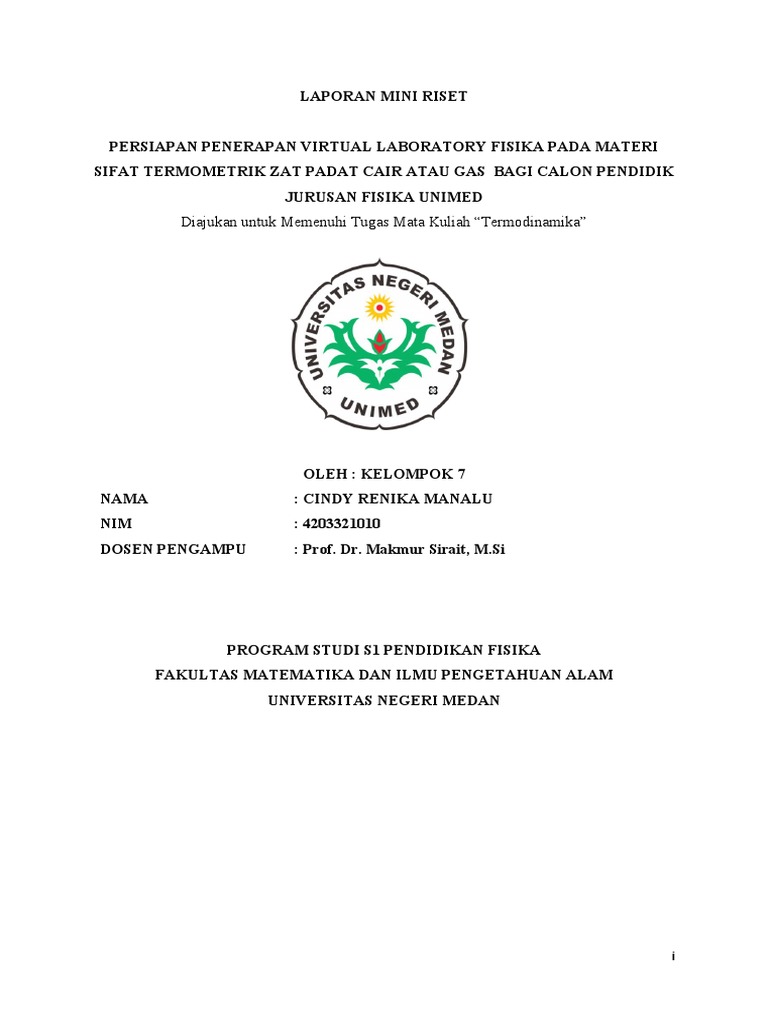 Penerapan Virtual Lab Fisika di UNIMED | PDF