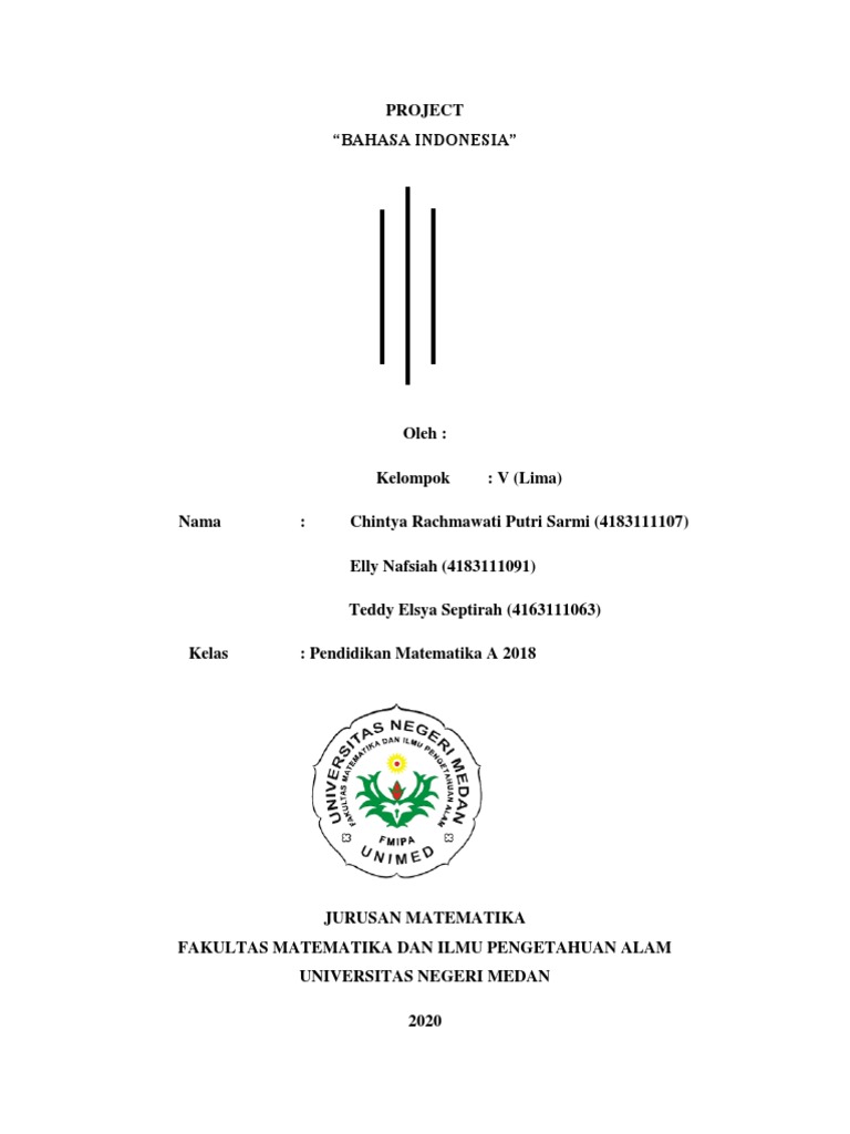 Project Bahasa Indonesia Kelompok 5 | PDF