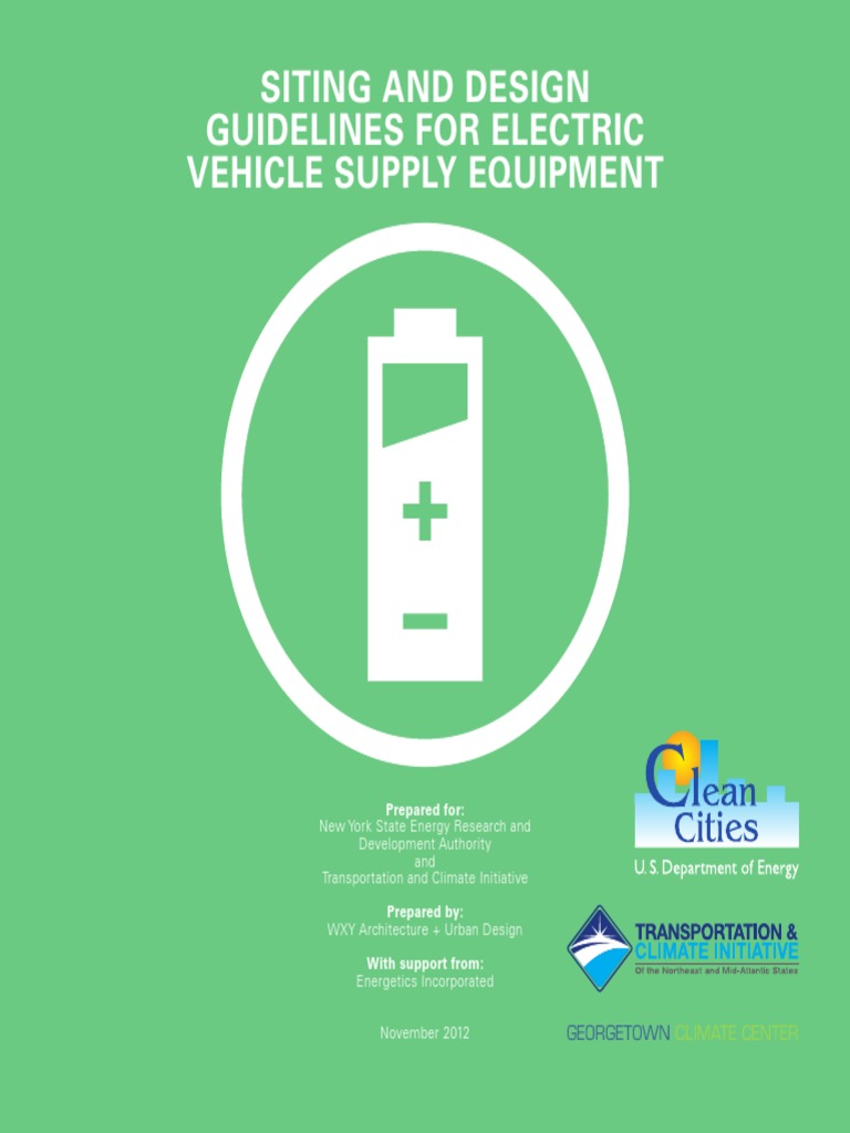 EV Siting and Design Guidelines | PDF | Battery Charger | Electric Vehicle