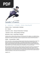 NARUTO Jutsu Guide | PDF | Ninja | Nature