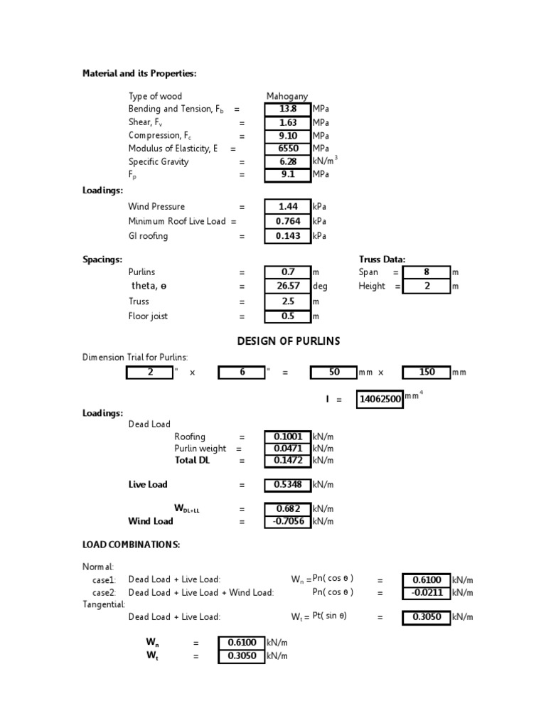 Residential Building Design Using Excel Program Final PDF Free | PDF ...