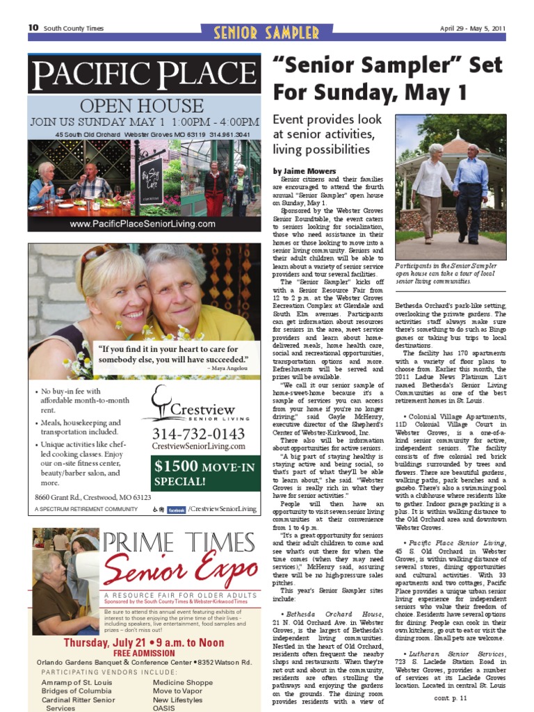 Senior Sampler 0411 SCT | PDF | Health Care