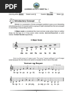 Creating Rhythmic Patterns Mapeh 6 | PDF | Rhythm | Music Theory