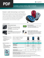 m650 Full Size Wireless Mouse Manual | PDF | Computing | Software