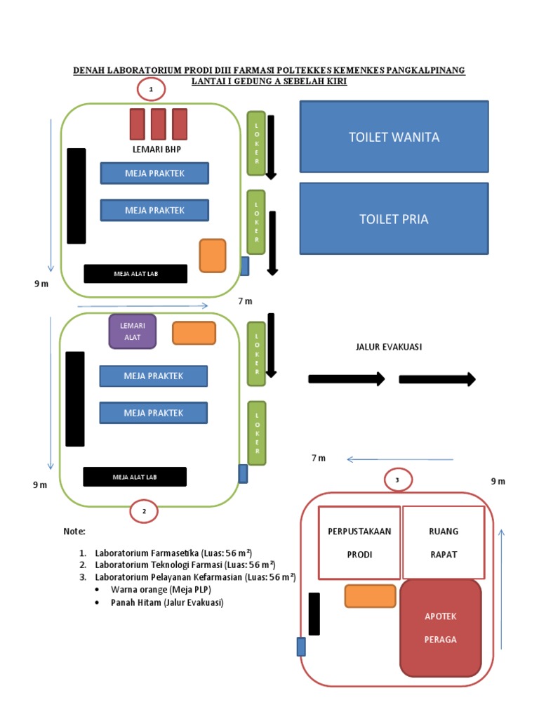 Denah Laboratorium Prodi Diii Farmasi Poltekkes Kemenkes Pangkalpinang ...