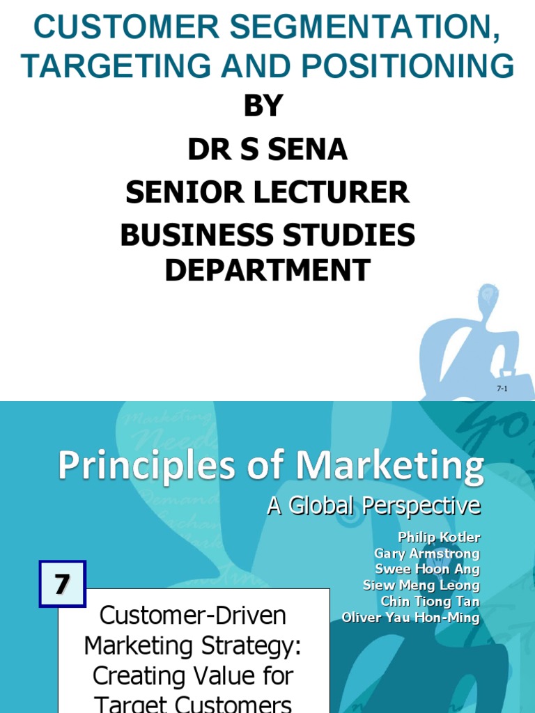 Market Segmentation, Targeting and Positioning | PDF | Market ...