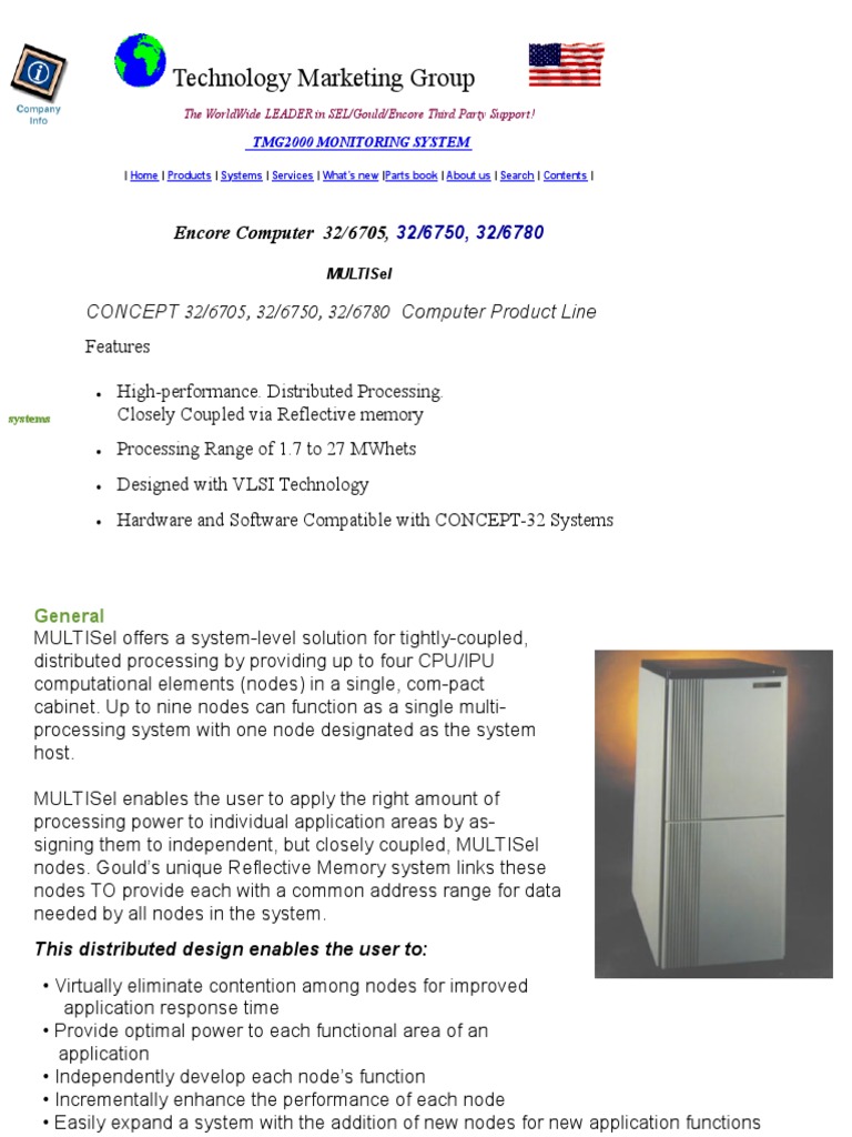 Encore Computer 32 - 67 System | PDF | Computer Data Storage | Central ...