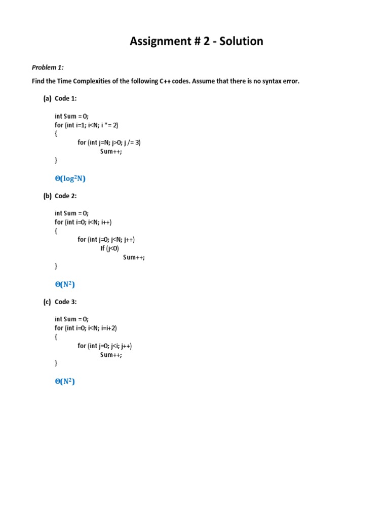 C Programming Practice With Solution Pdf Time Complexity Applied Mathematics