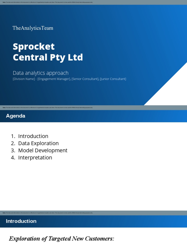 Task 2 Presentation | PDF | Customer | Data