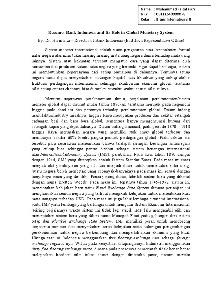 Muhammad Faizal Fikri - Guest Lecture Summary | PDF