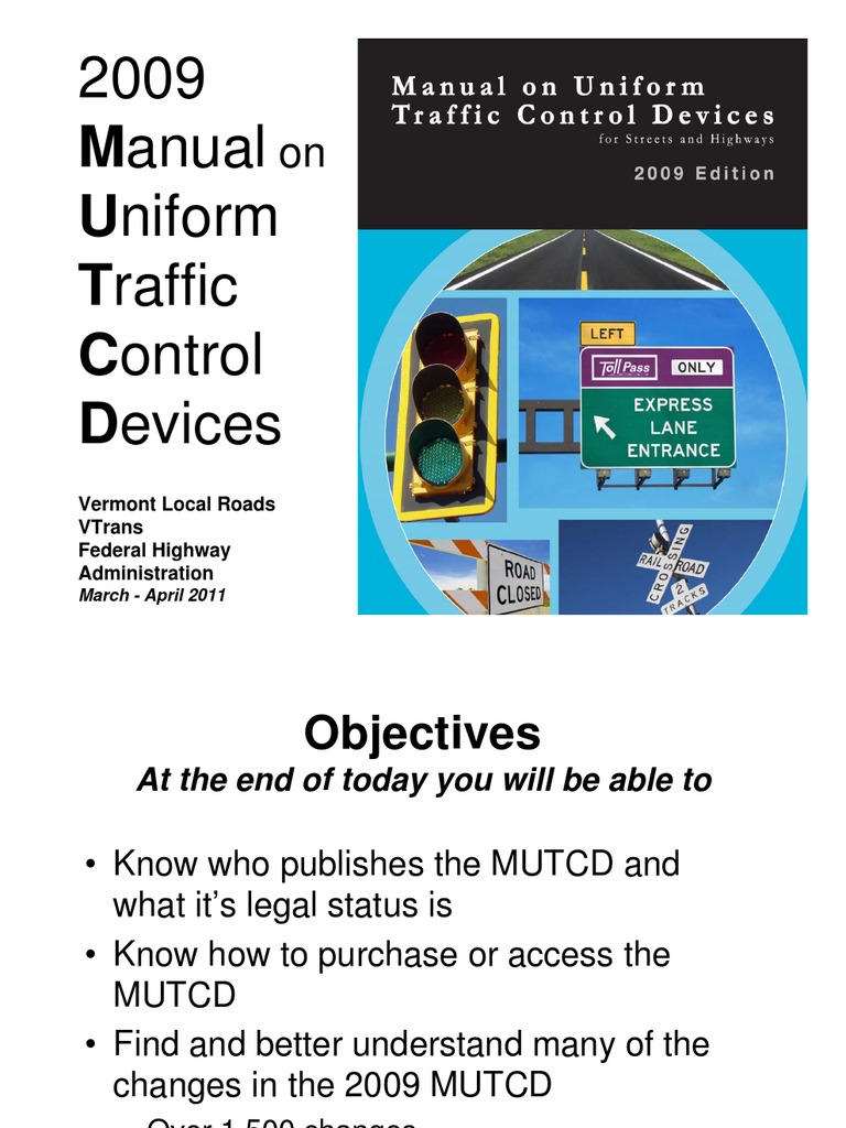 Vermont Local Roads MUTCD 2009 | Download Free PDF | Pedestrian ...