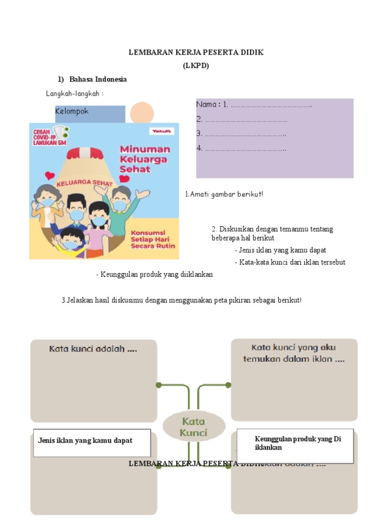 LKPD Kelas 5 Tema 3 1,1 | PDF