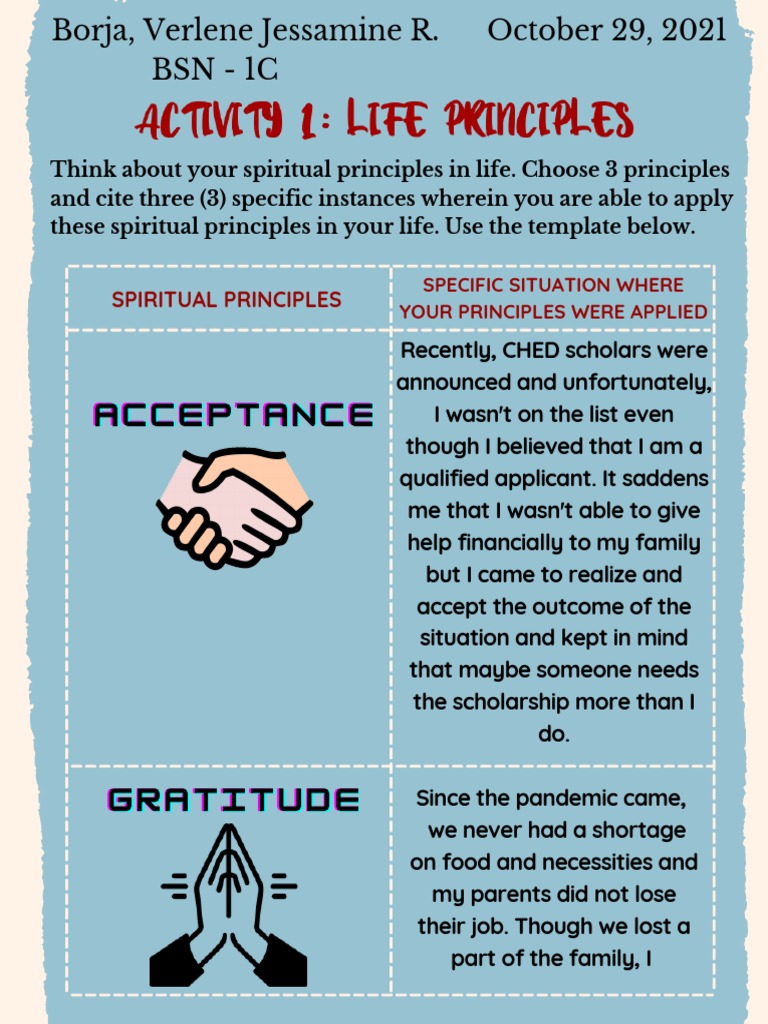 Life Principles | PDF