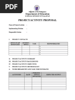 Sample of Program of Work Deped | PDF | Business | Government