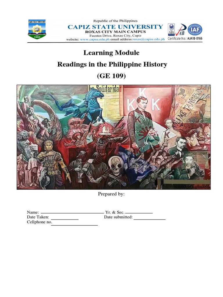 Module 1 Readings in The Philippine History | PDF