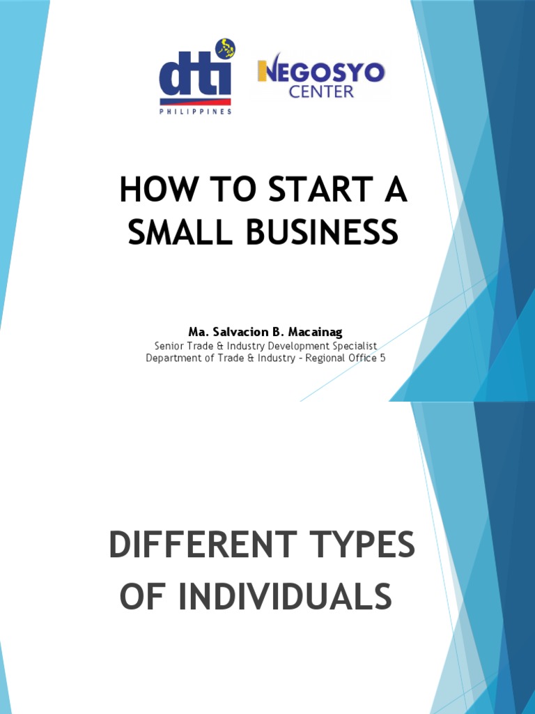 How To STRT A Small Business | PDF
