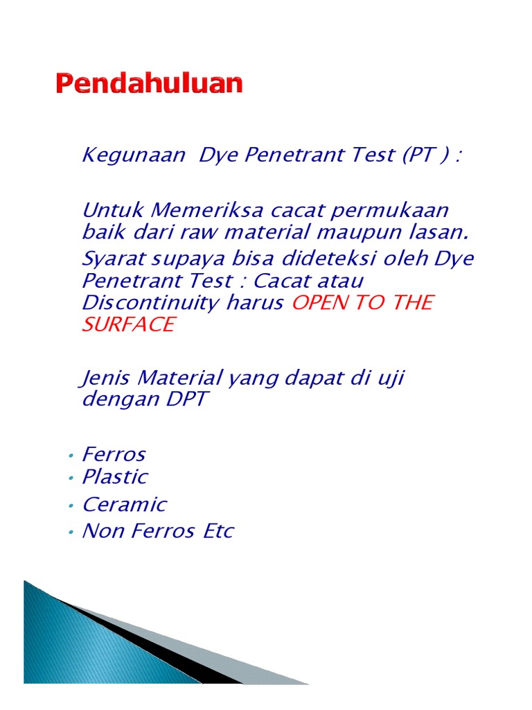 1.penetrant Test | PDF