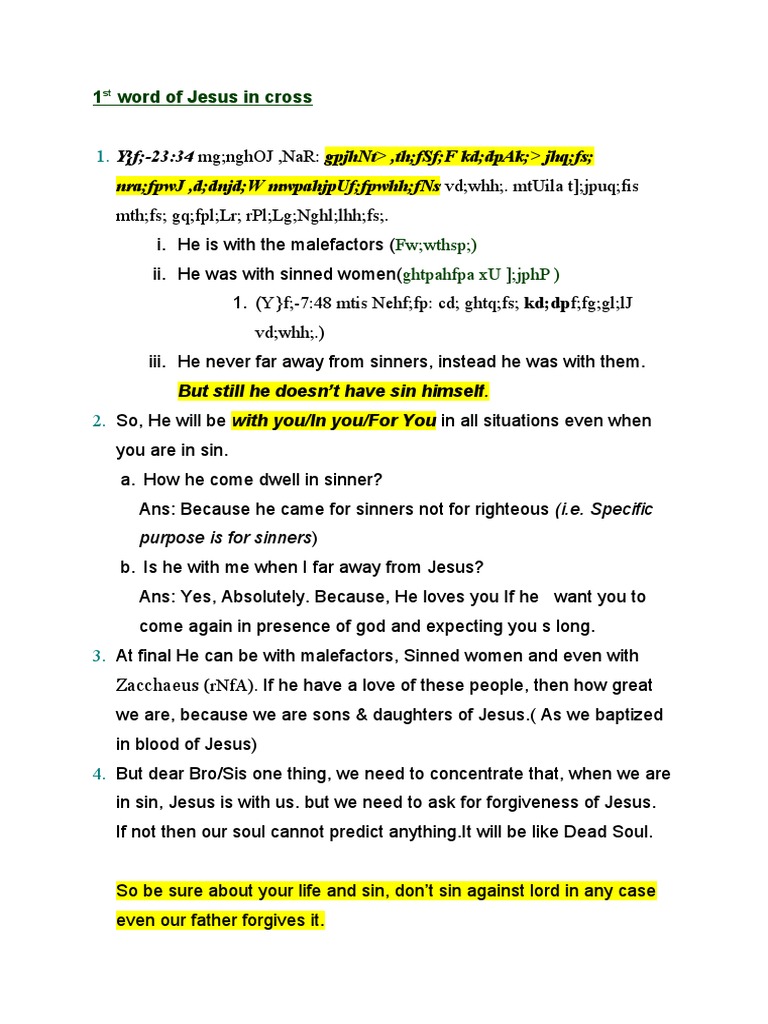 Jesus' Love for Sinners | PDF | Jesus | Morality