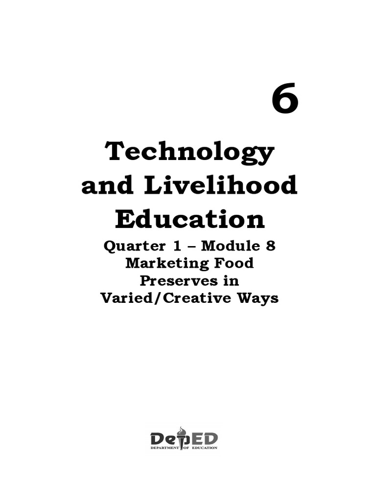 Tle Module 8 q1 | PDF | Foods | Packaging And Labeling