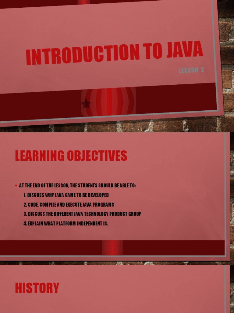 Chapter 2 Introduction To Java | PDF | Java (Programming Language) | Java (Software Platform)