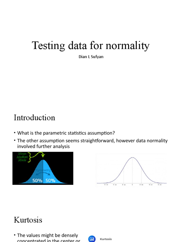 Normality Test | PDF | Scientific Method | Statistical Analysis