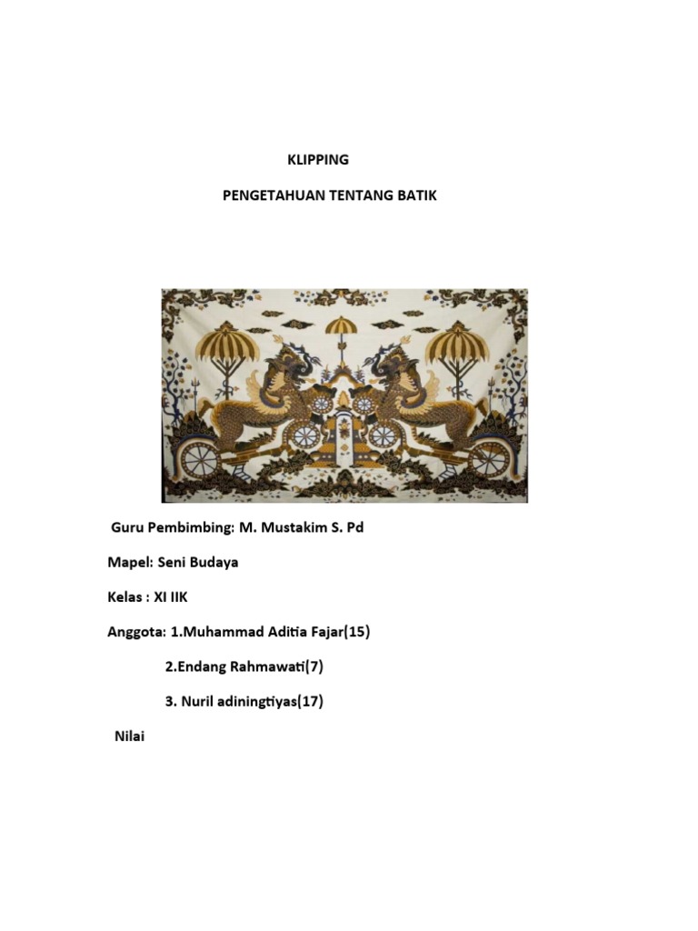 Makalah Batik | PDF