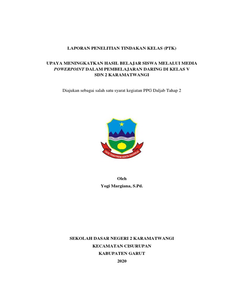 Contoh PTK | PDF