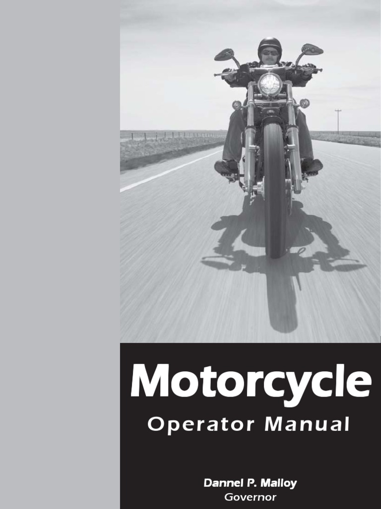 Motorcycle Motorcycle Motorcycle Motorcycle Motorcycle: Operator Manual ...