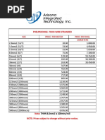 Philflex Wire Price List 2024 | PDF