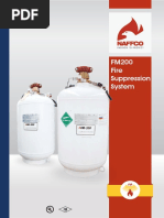 FM200 System Maintenance | PDF | Valve | Gas Technologies