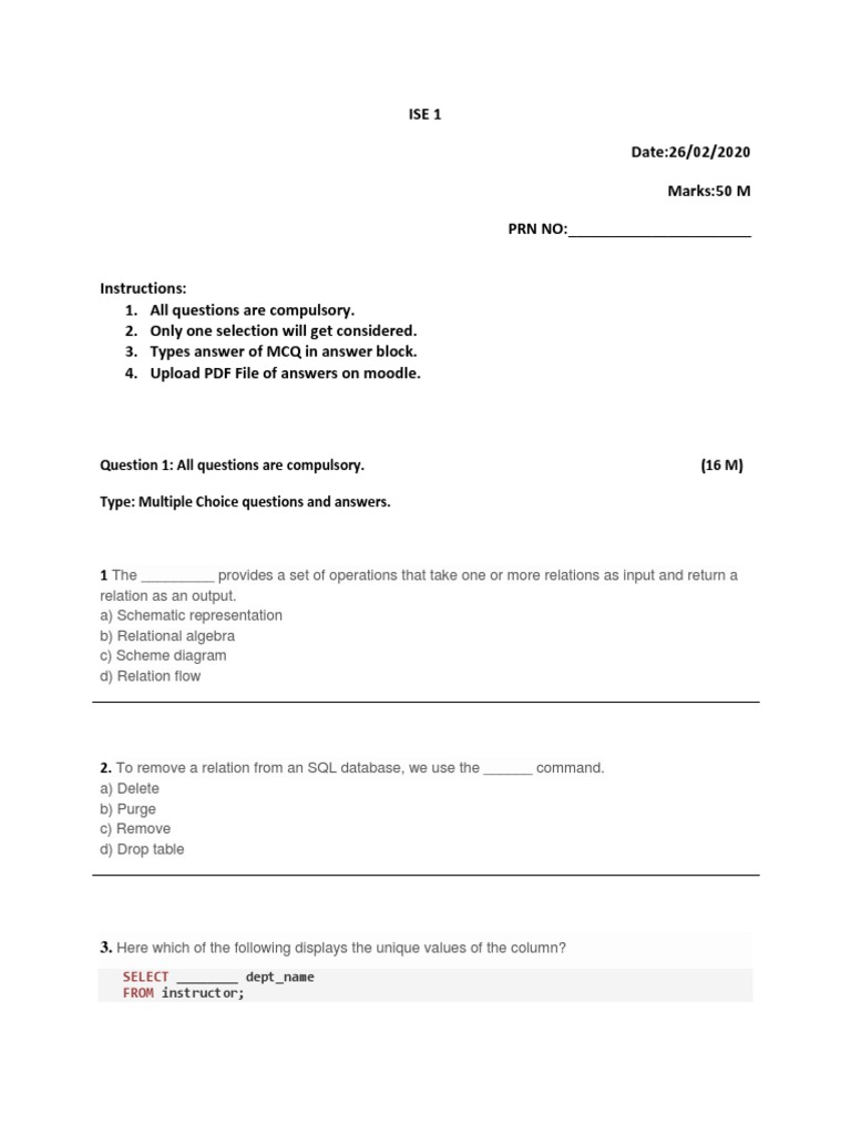 Lab Ise 1 For S7 Batch MS - Sonali. S. Rokade | Download Free PDF ...