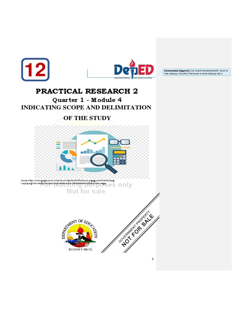 Practical Research 2 Module 4 Q1 | PDF | Teachers | Learning