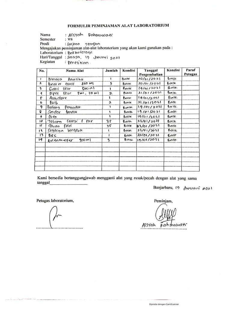 Logbook Penelitian | PDF