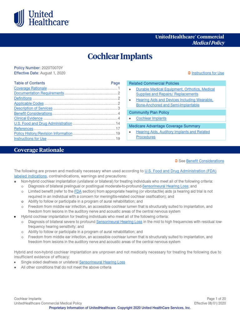 Cochlear Implants | PDF | Hearing Loss | Hearing Aid